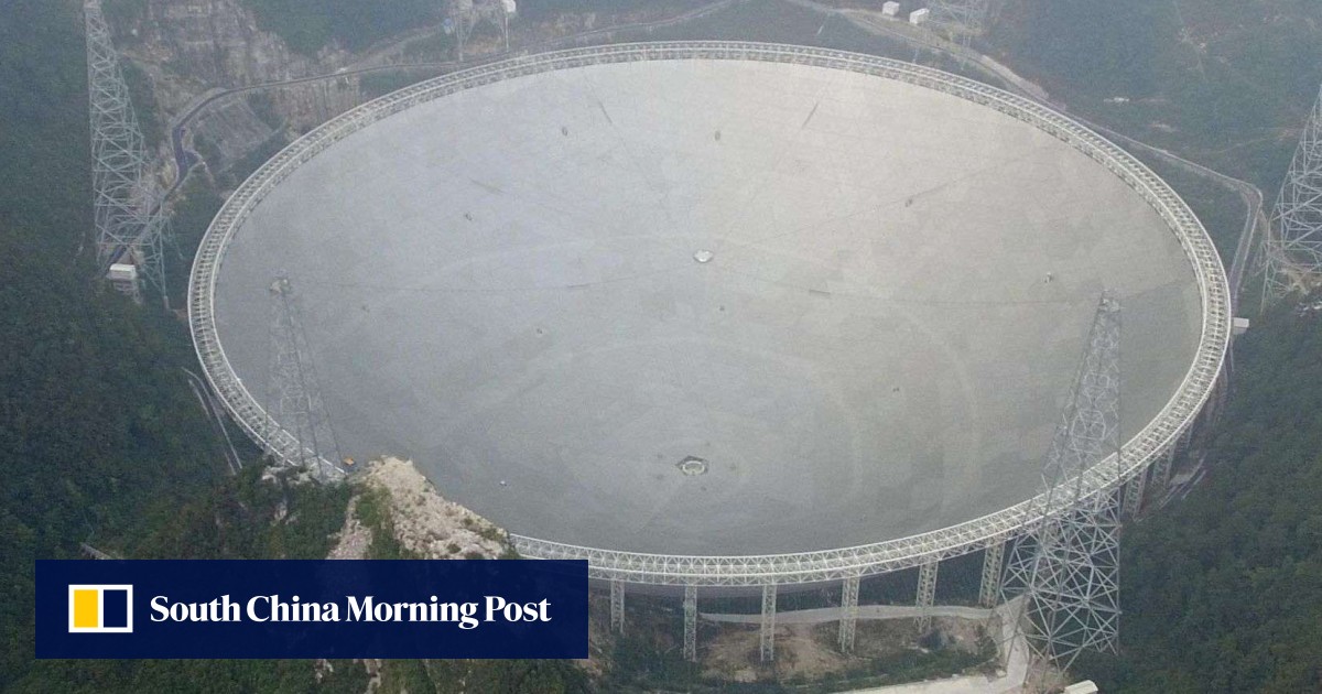 China’s giant radio telescope tunes in to the universe | South China ...