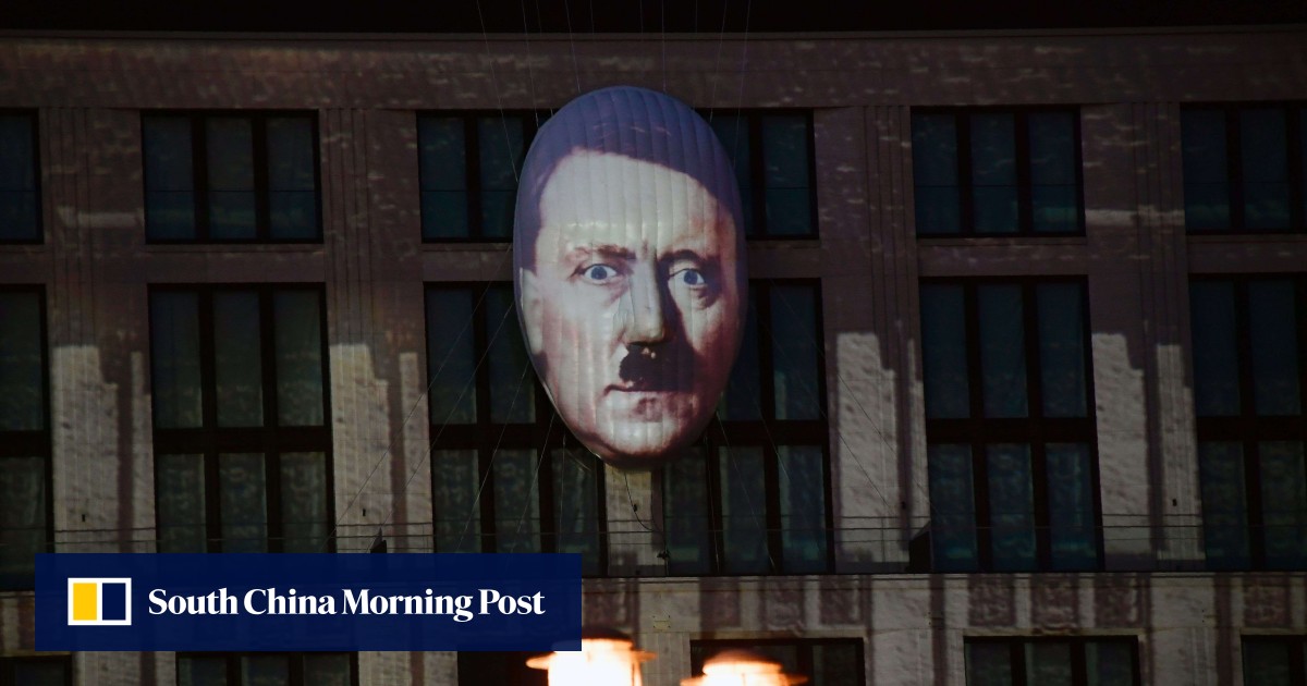 New | Larger-than-life laughing Hitler appears in Berlin; police called ...