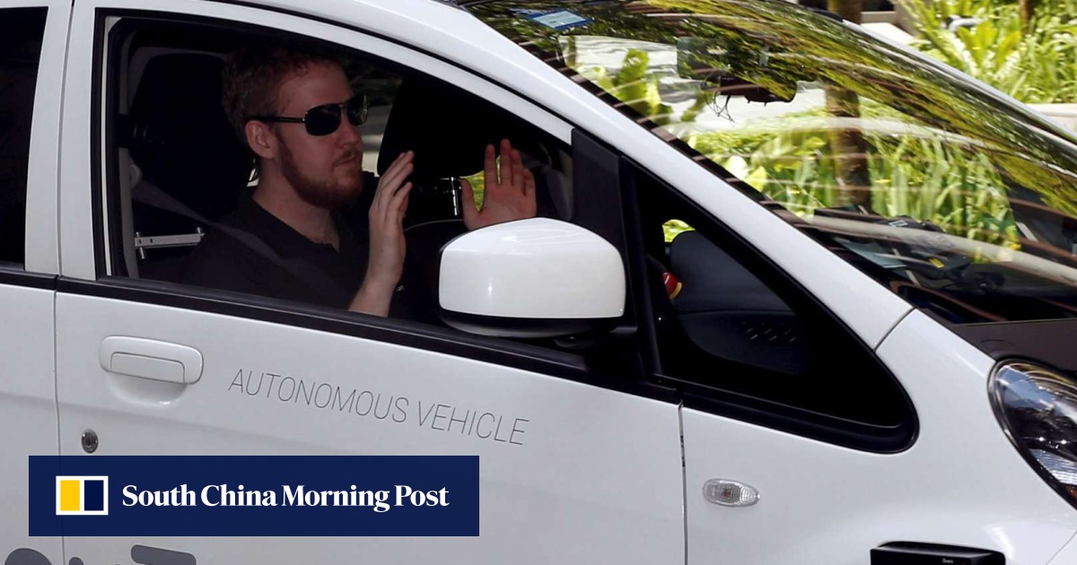 Driverless taxi hits lorry in Singapore trial | South China Morning Post