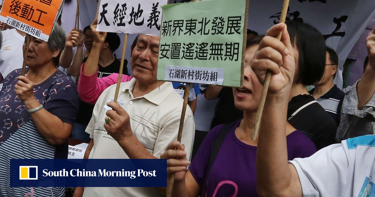Hong Kong villagers demand to be resettled ahead of Fanling development ...