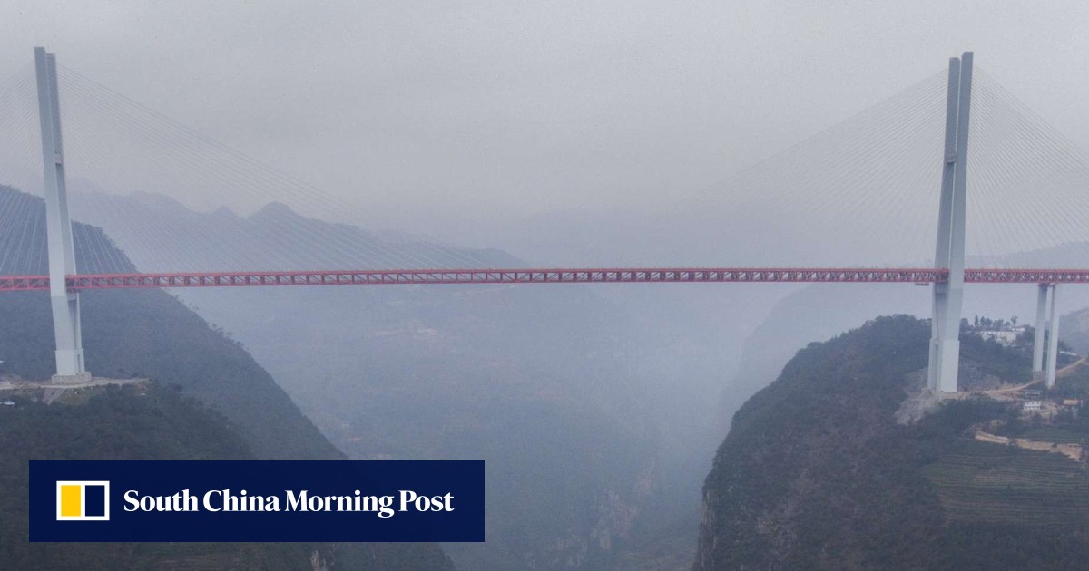 ‘World’s highest bridge’ opens in China | South China Morning Post