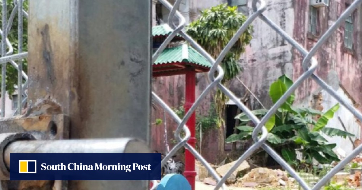 Steel fences erected around historic Hong Kong Red House prompt fears ...