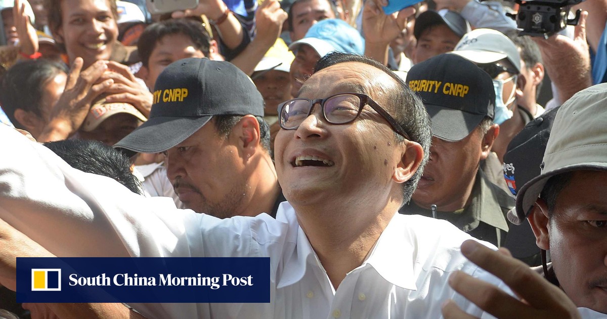 Cambodia lifts ban on return of former opposition leader Sam Rainsy ...