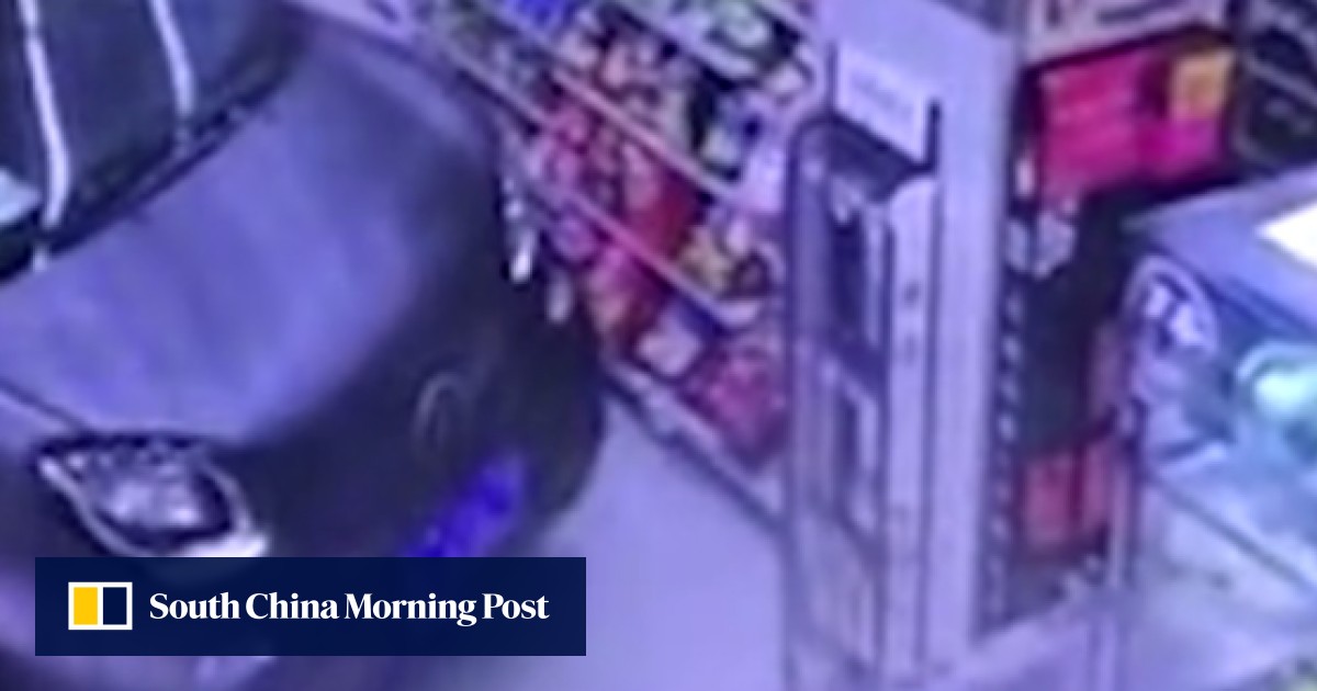 ‘Lazy’ Chinese driver turns shop into an instant drive-through | South ...