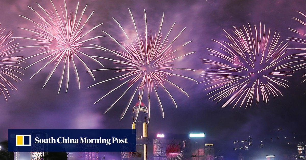 Hong Kong’s Victoria Harbour lights up with largest and most expensive ...