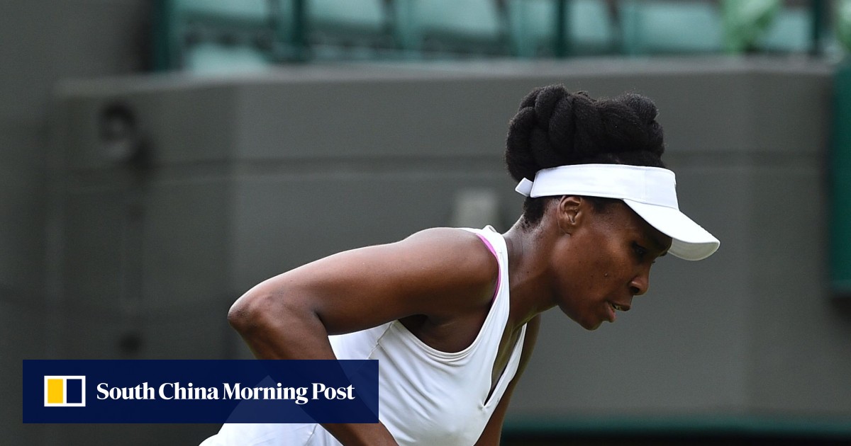 Venus Williams sheds tears at Wimbledon after being asked about crash ...