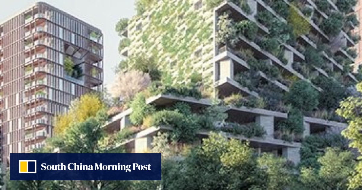Smog-eating ‘vertical forest tower’ in Netherlands will feature luxury ...