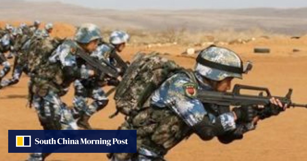 Live-fire show of force by troops from China’s first overseas military ...