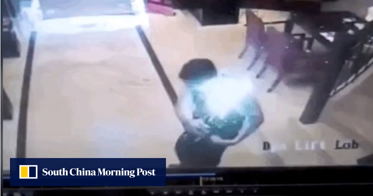 This is what an exploding smartphone looks like | South China Morning Post