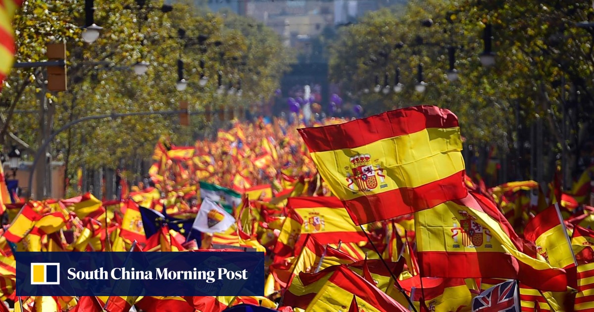 Huge Spanish unity march in heart of ‘independent’ Catalonia | South ...