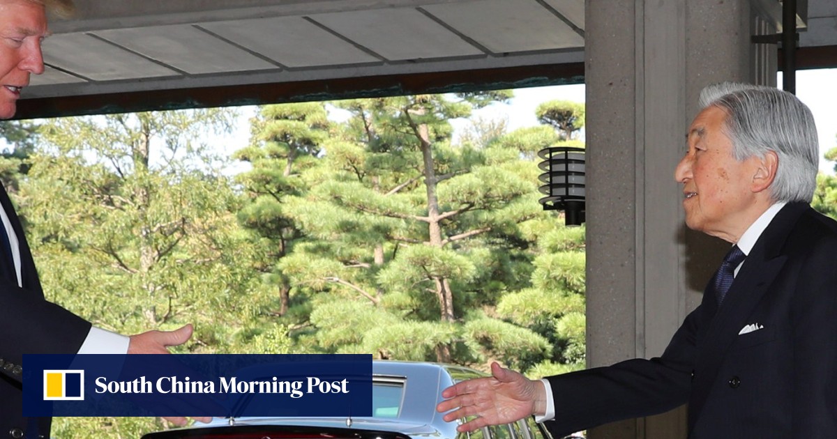 Donald Trump greets Japan’s emperor with a nod and a handshake – but no ...