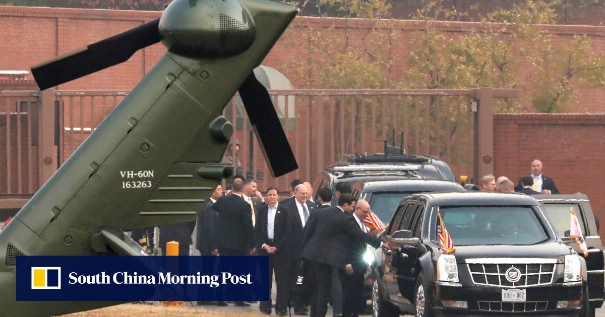 Donald Trump’s big surprise DMZ visit was botched by Mother Nature ...
