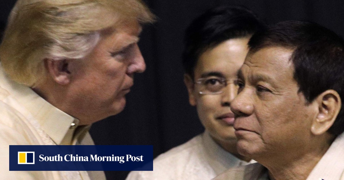 Trump, Duterte meet in Manila at Asean gala dinner | South China ...
