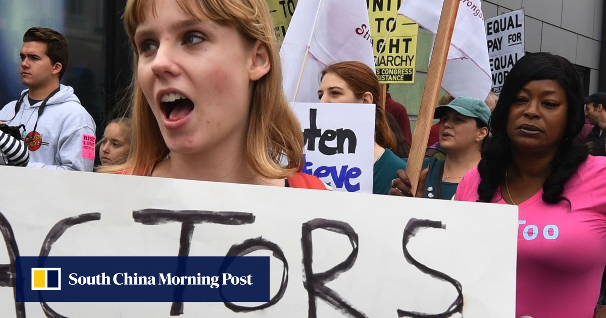 Hundreds join Hollywood #MeToo march against sexual abuse amid string ...
