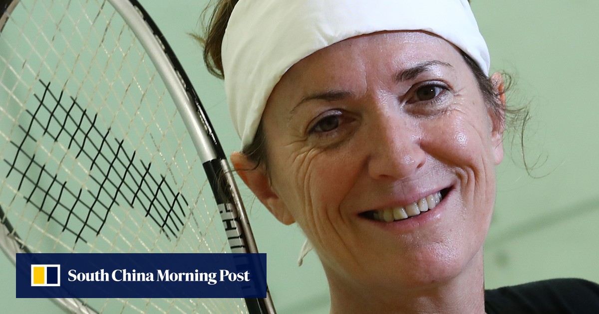 In town for the Hong Kong Squash Open, former star Liz Irving and her ...