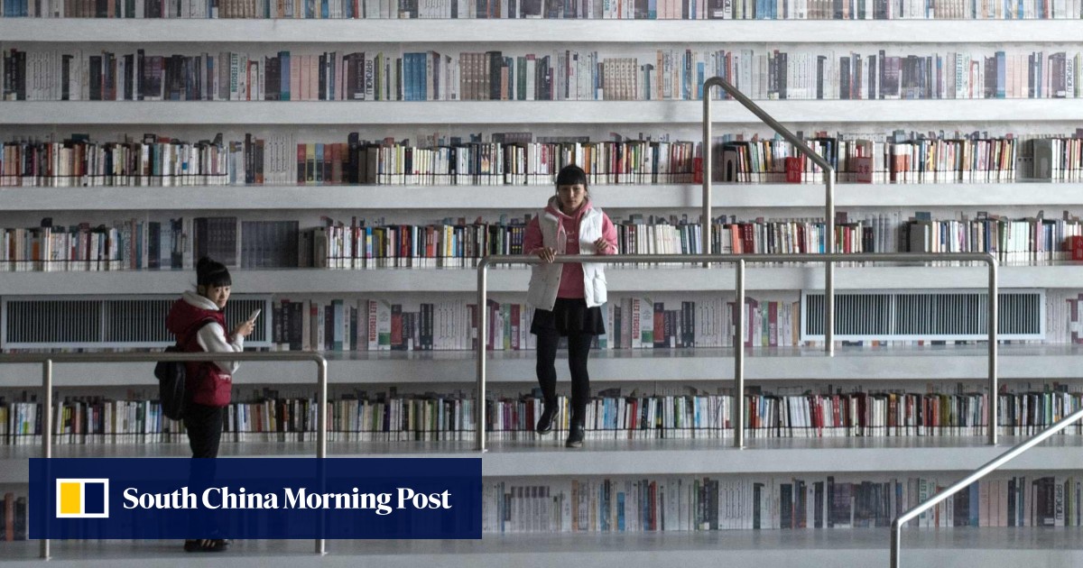 Futuristic Chinese library defends use of ‘fake books’ | South China ...
