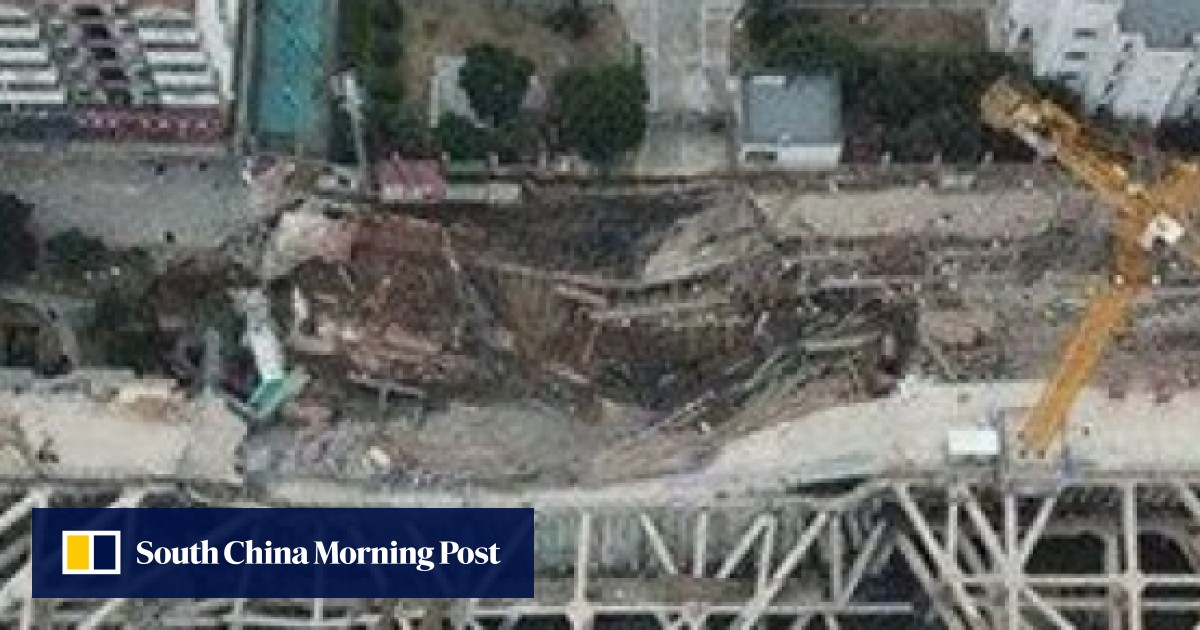 Residents flee homes after construction site cave-in ‘tilts block of ...