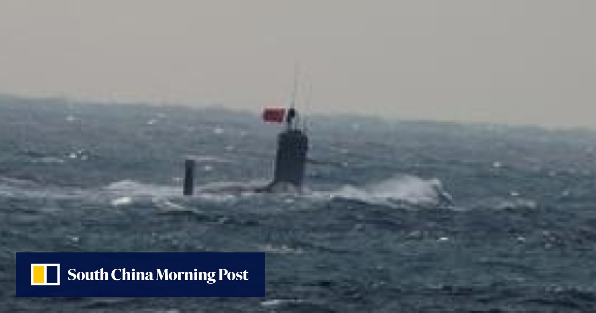 Chinese nuclear attack submarine that raised flag in international ...