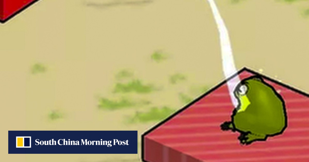 A Chinese imitation of a hit Japanese frog game has emerged. Then ...
