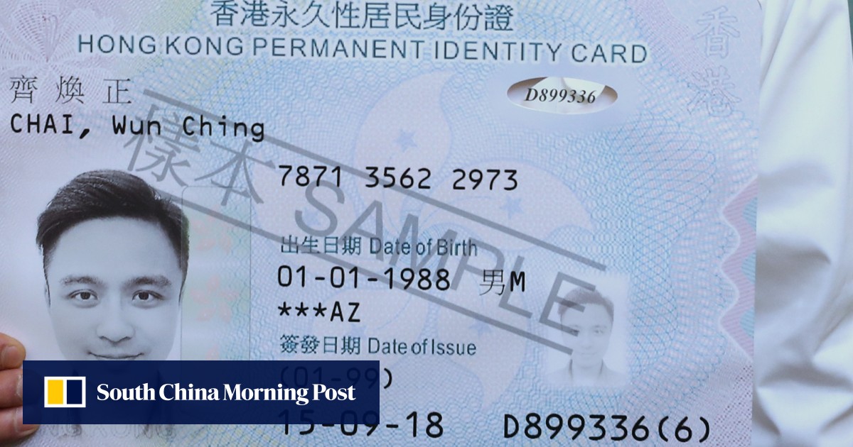 New smart Hong Kong ID card application to take just 30 minutes, but ...