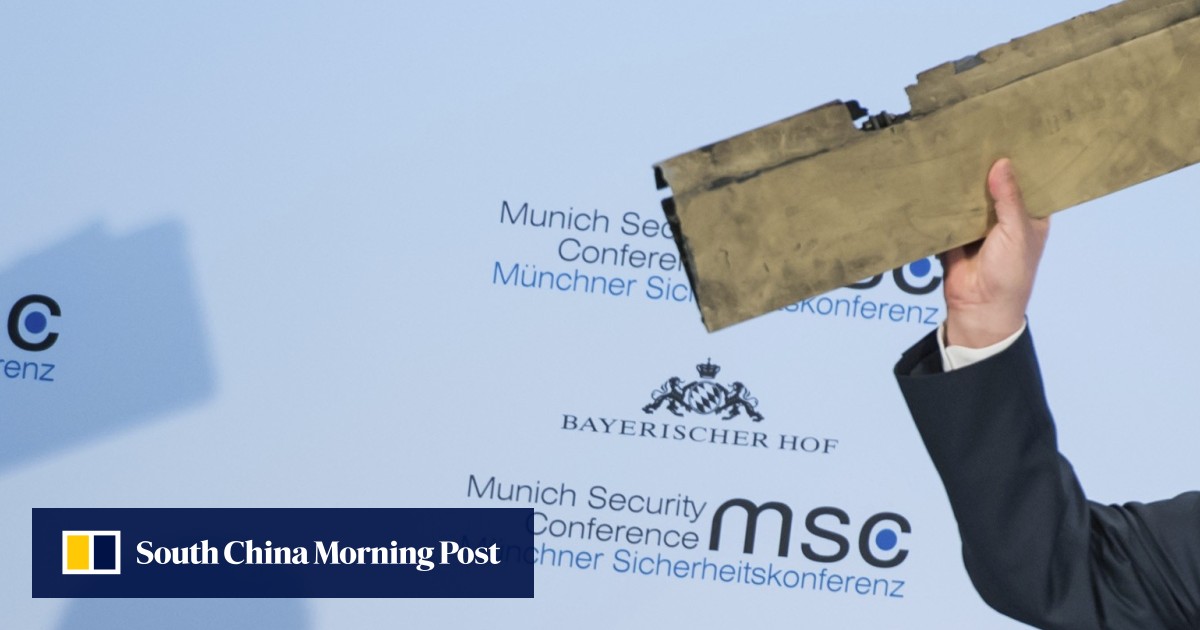 Netanyahu, waving ‘Iranian drone wreckage‘, urges West not to appease ...