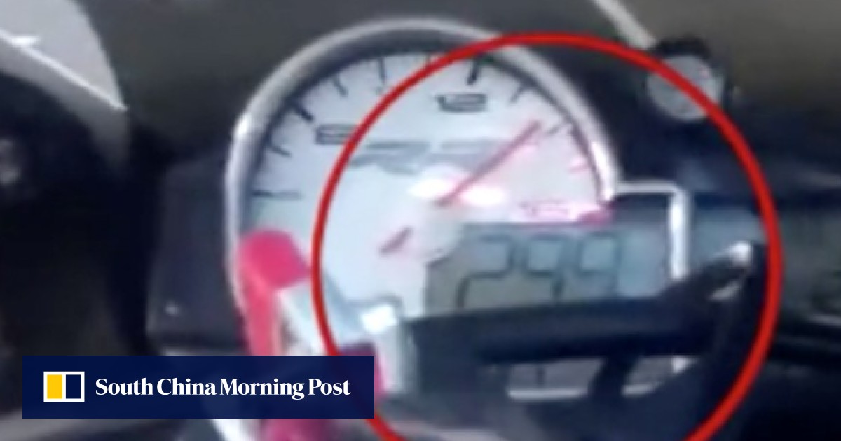 As fast as a bullet train: Chinese police put brakes on motorcycle ...