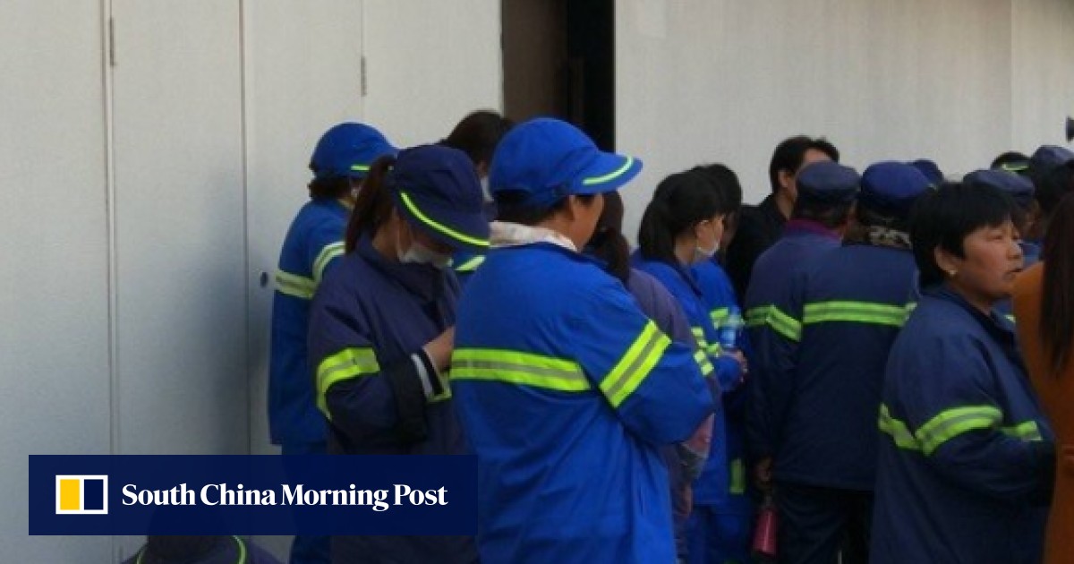 100 Shanghai cleaners stage four-day rally over pay cuts as labour ...