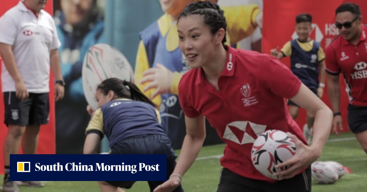 Olympic swimmer Stephanie Au tries out her rugby skills with Hong Kong ...