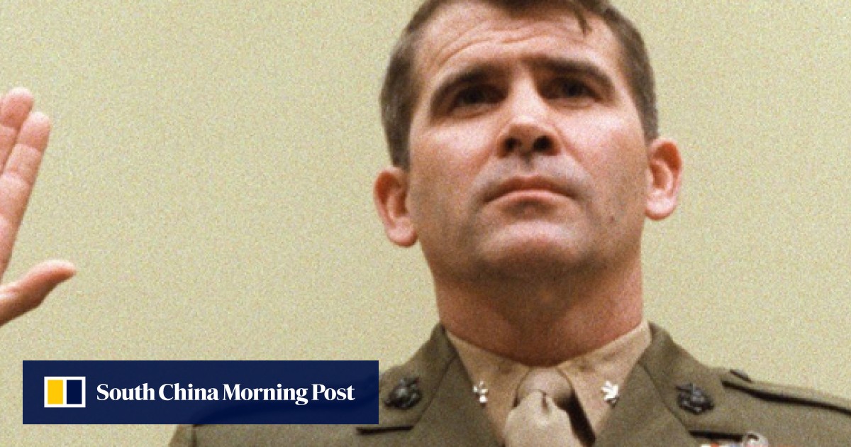 Blast from the past: Oliver North, notorious for Iran-Contra arms ...