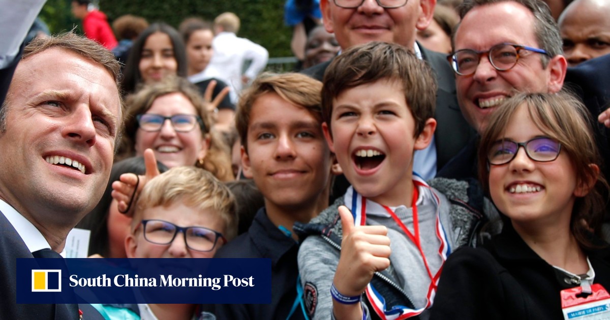 ‘Call me Mr President’: watch as France’s Macron puts cheeky teenager ...