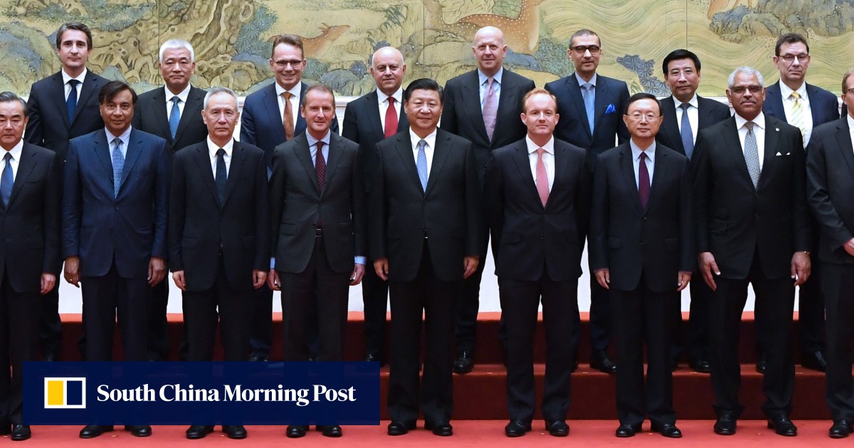 Which American CEOs did Xi Jinping meet in Beijing? UPS, Pfizer ...