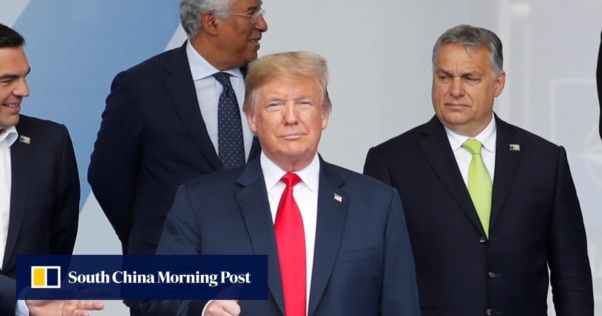 Donald Trump sets tone for Europe visit in testy exchange with Nato ...