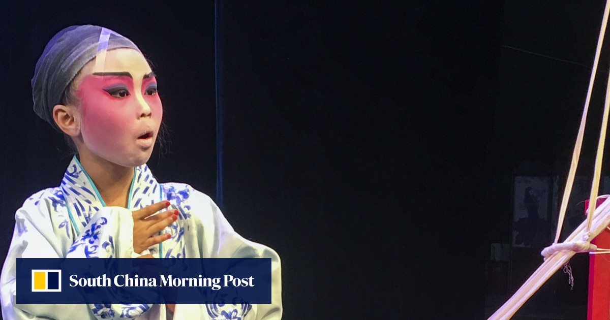 In a first, Hong Kong Cantonese opera training school members perform ...