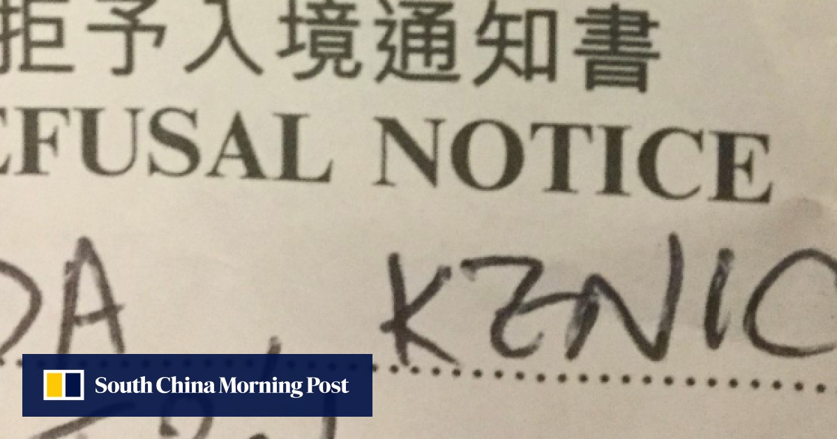 Immigration officers detain Japanese politician Kenichiro Wada at Hong Kong airport for two ...