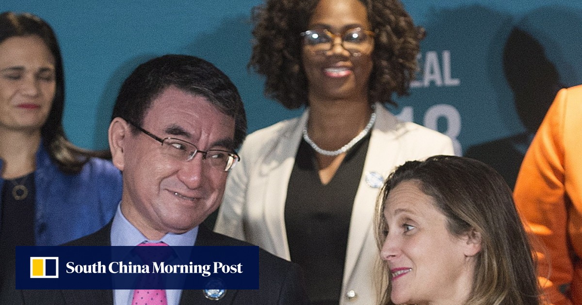 When Canada hosted first-ever meeting of women foreign ministers, Japan ...