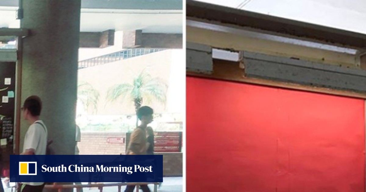 ‘Democracy wall’ covered up again as PolyU president hits out at ...