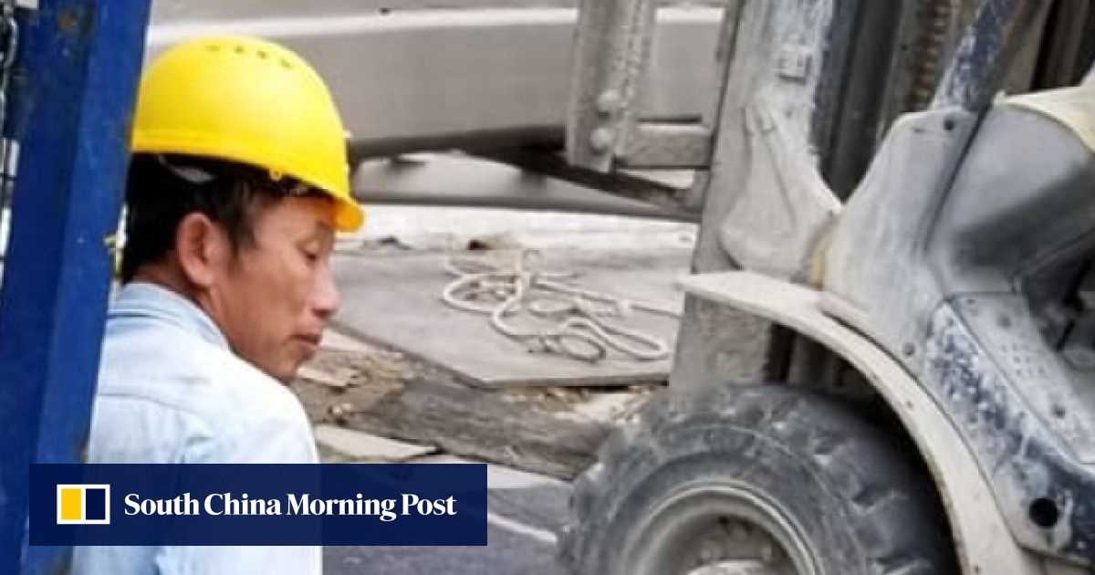 Two workers injured by falling metal gate at Hong Kong construction ...