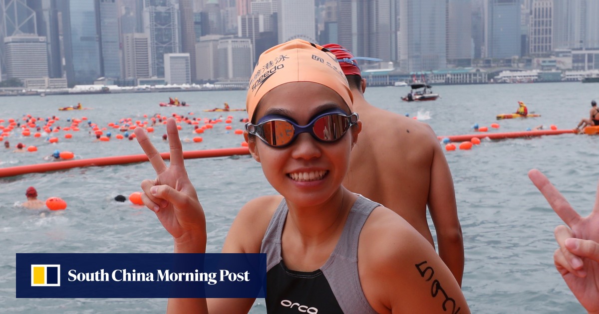 Celebrities and officials among competitors braving strong currents for ...