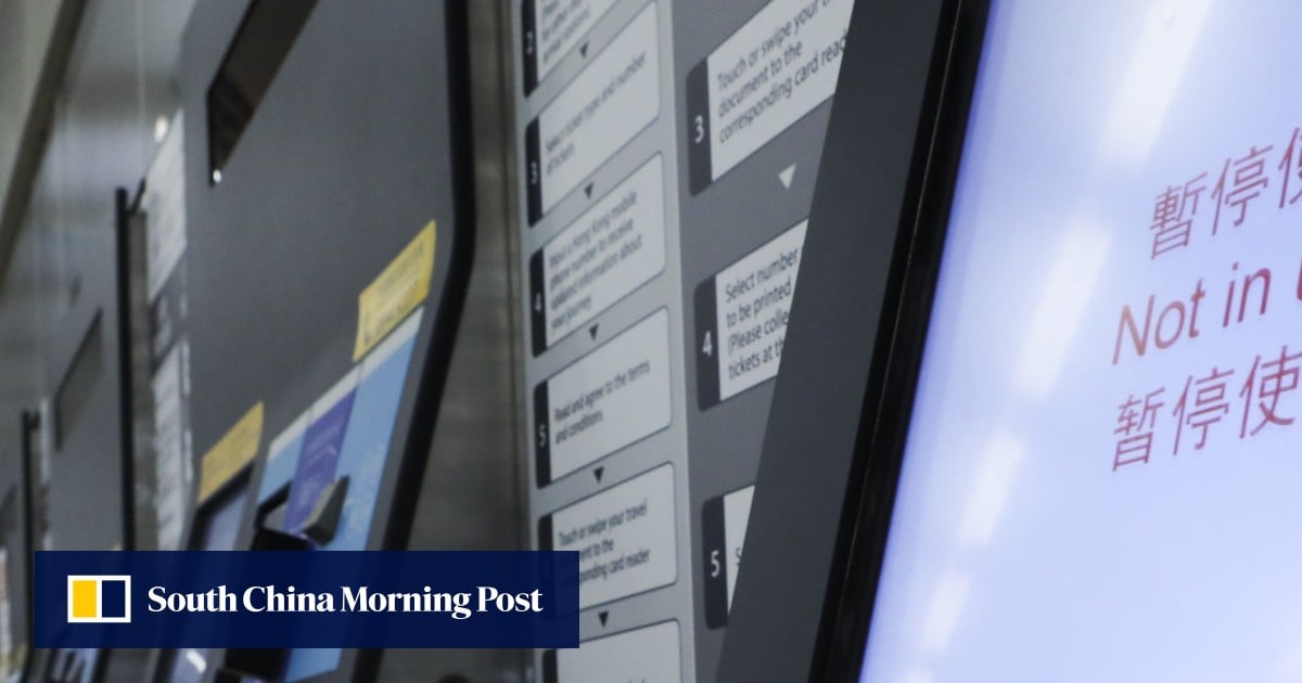 Ticket machine glitch at Hong Kong station for high-speed rail network ...
