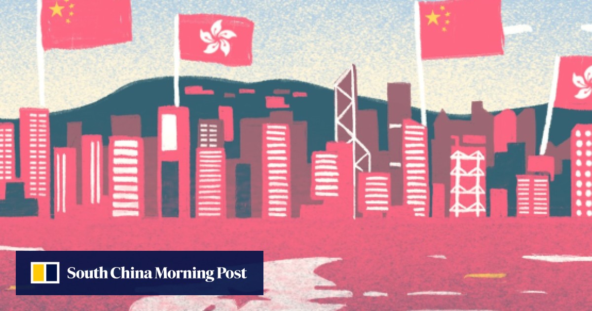 The contentious history of Hong Kong’s bauhinia flower flag | South ...