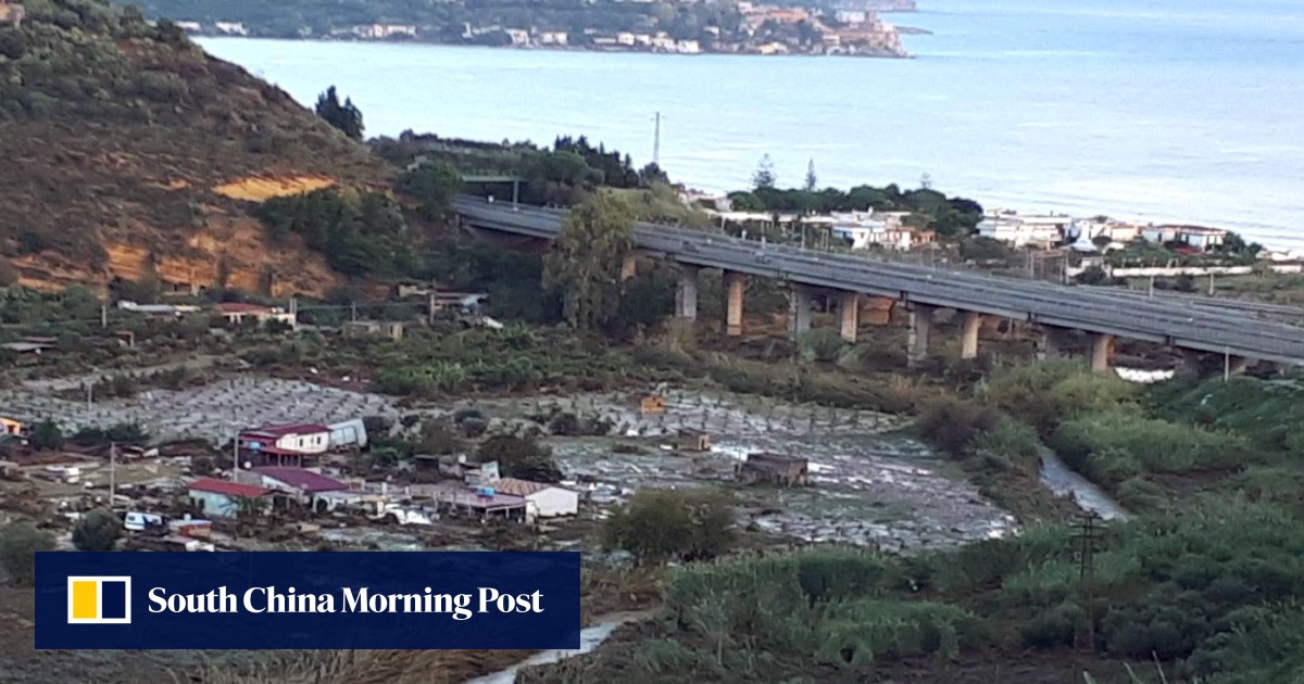 Storms and floods in Sicily kill at least 12 people, with two still ...