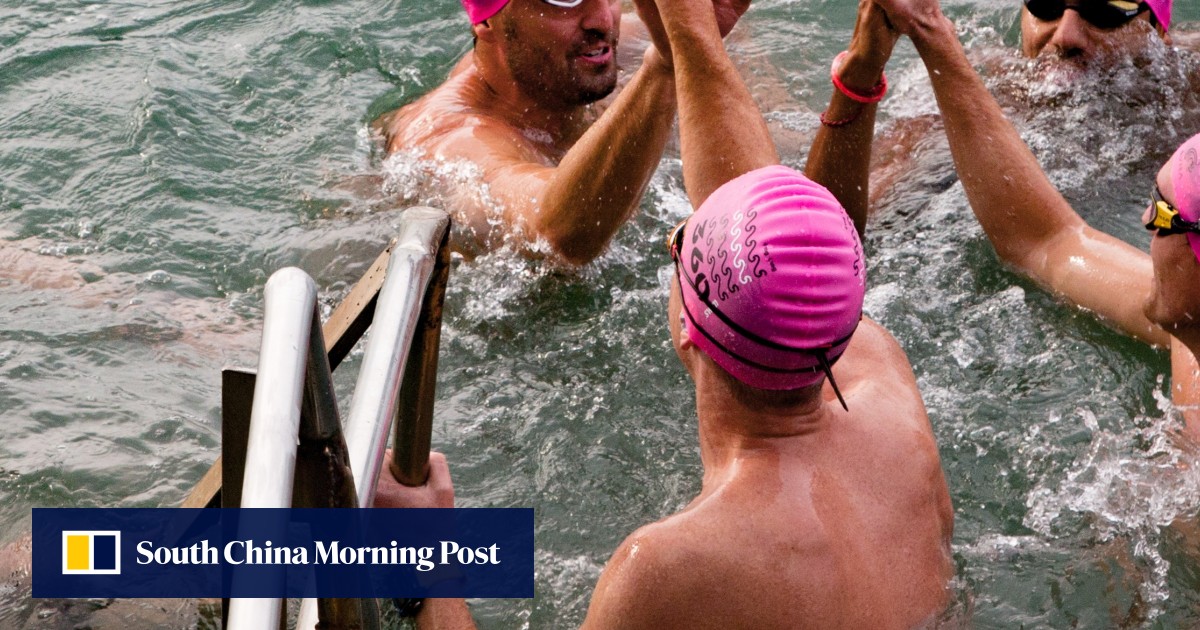 Swimming around Hong Kong Island: first relay team complete 45km swim ...
