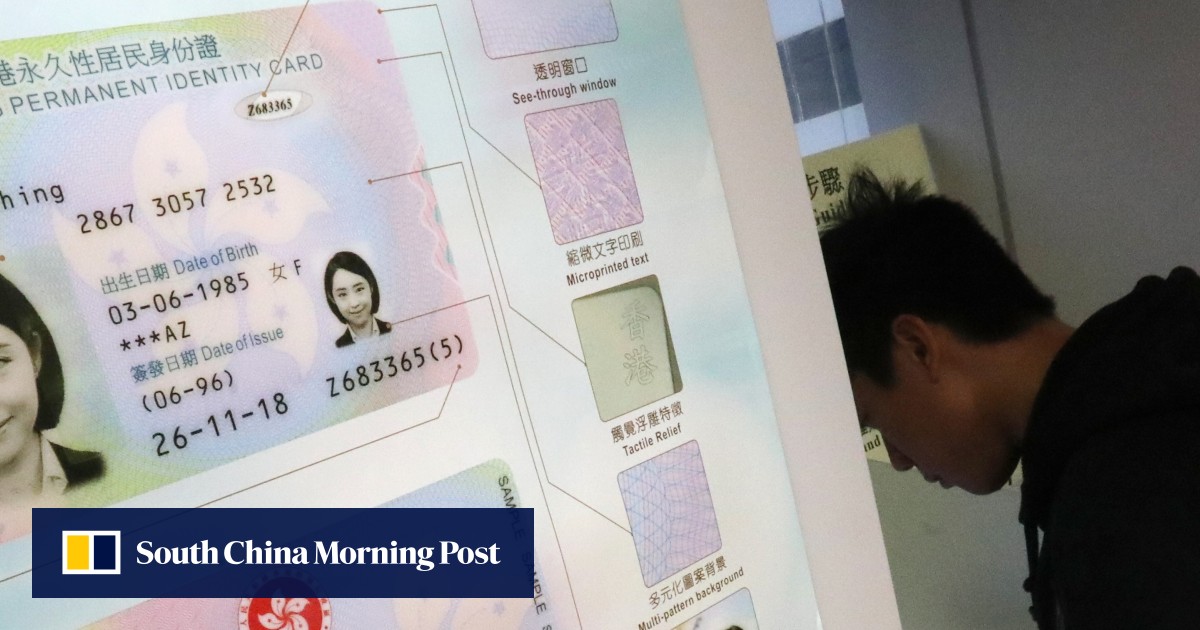 First Hongkongers collect new smart ID cards with replacement roll-out ...