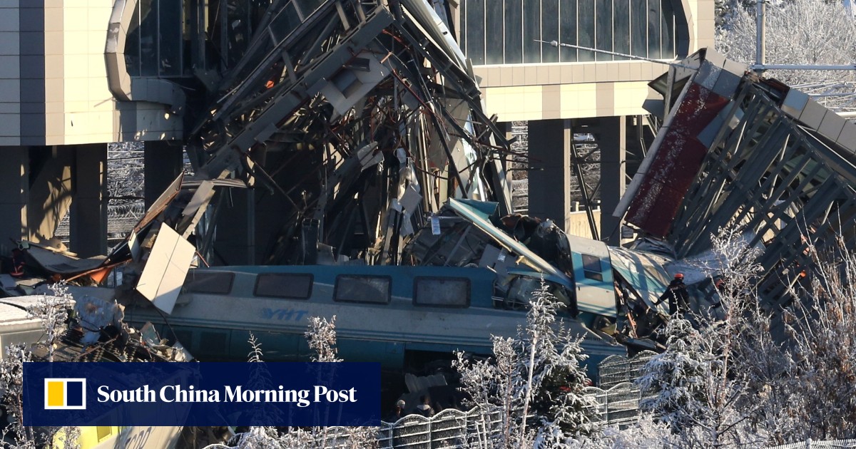 Horrific high-speed train crash in Turkey kills 9, injures dozens ...