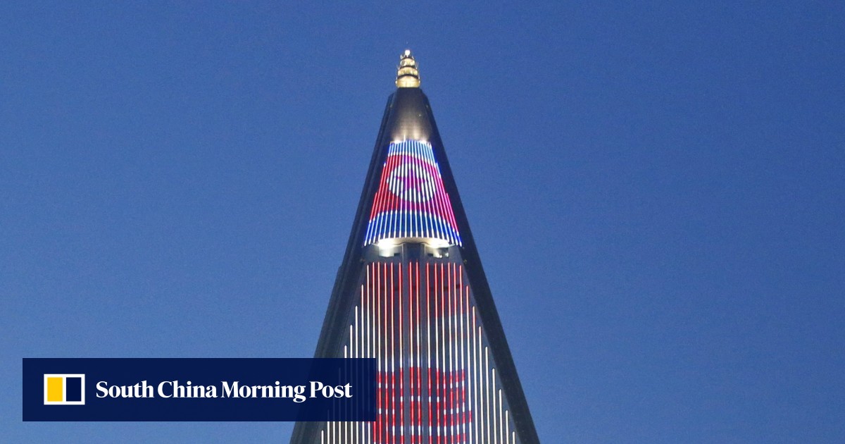 Ryugyong, the world’s tallest empty hotel, dazzles North Korean capital ...