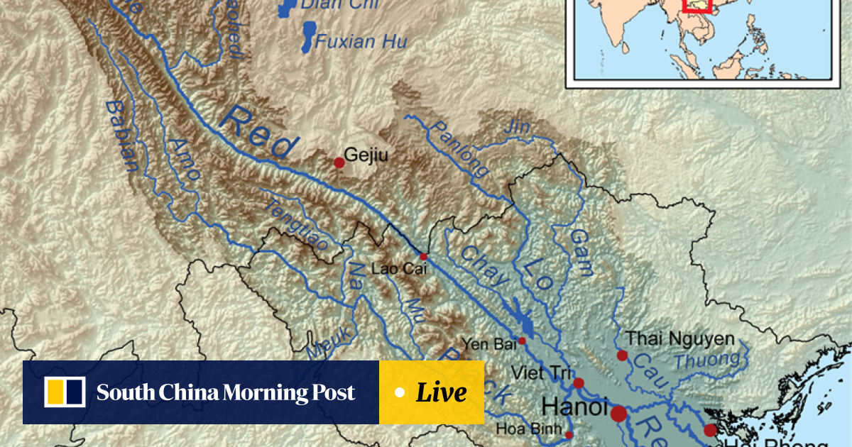 Hong (red) River Map