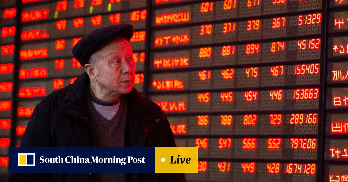 Stocks Blog: China shares slide, as weaker yuan and trade war beat down ...