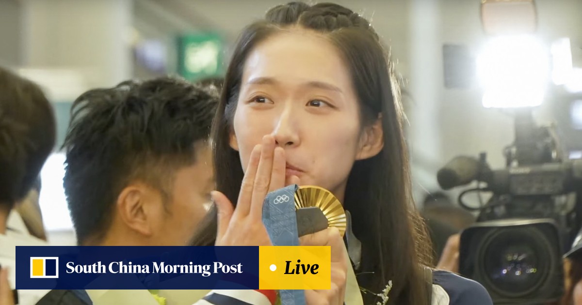 Hong Kong Olympics star Vivian Kong blows kisses upon arrival home – as ...