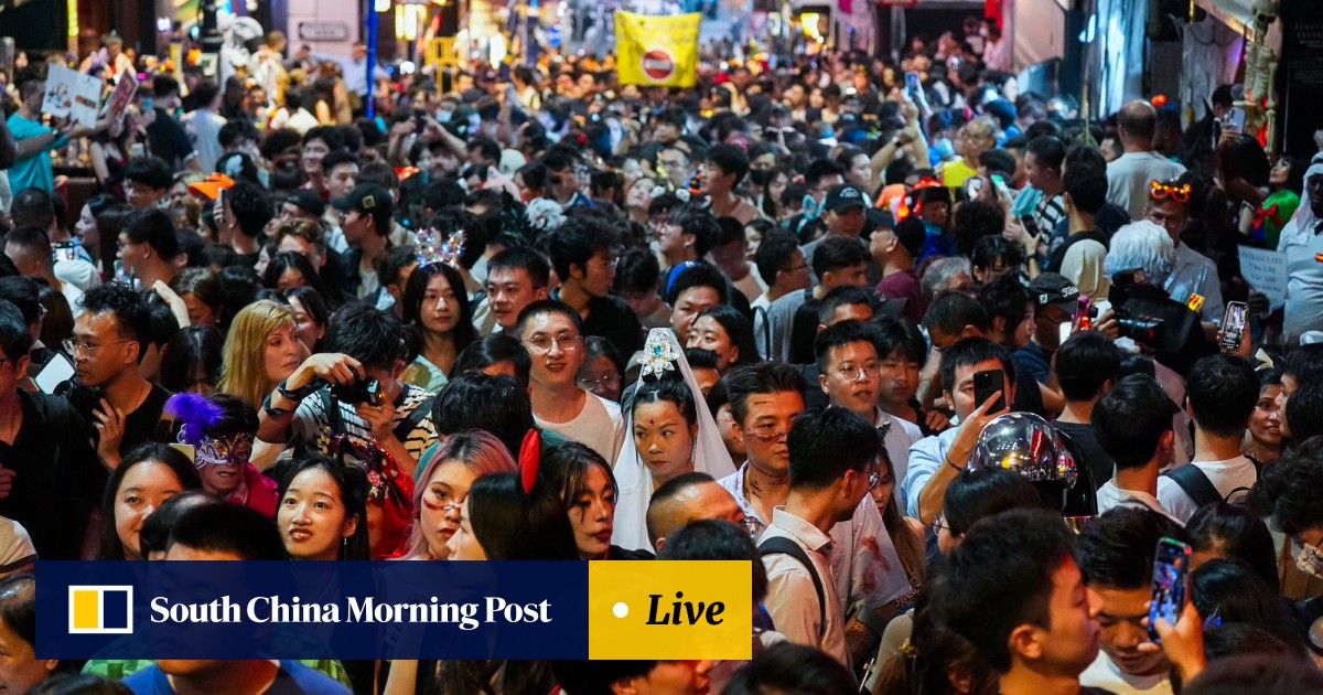 Hong Kong Halloween crowds bigger but bars a little spooked – as it ...