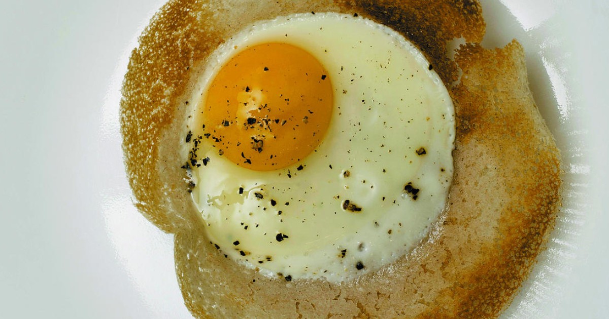 fried lizard egg